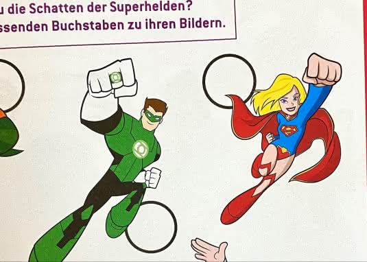 DC Superhelden: Malen und Rätseln | leseliebe.de