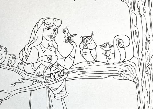 Disney Prinzessin: Malbilder | leseliebe.de